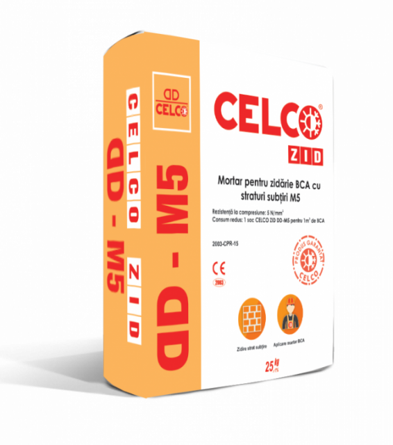 Adeziv BCA Celco Zid DDM5 | Mortare de Zidarie | Sisteme de zidarie ...