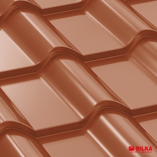 Bilka Balcanic Tigla Metalica 0.5 mm Caramiziu Lucios RAL 8004 | Tigla ...
